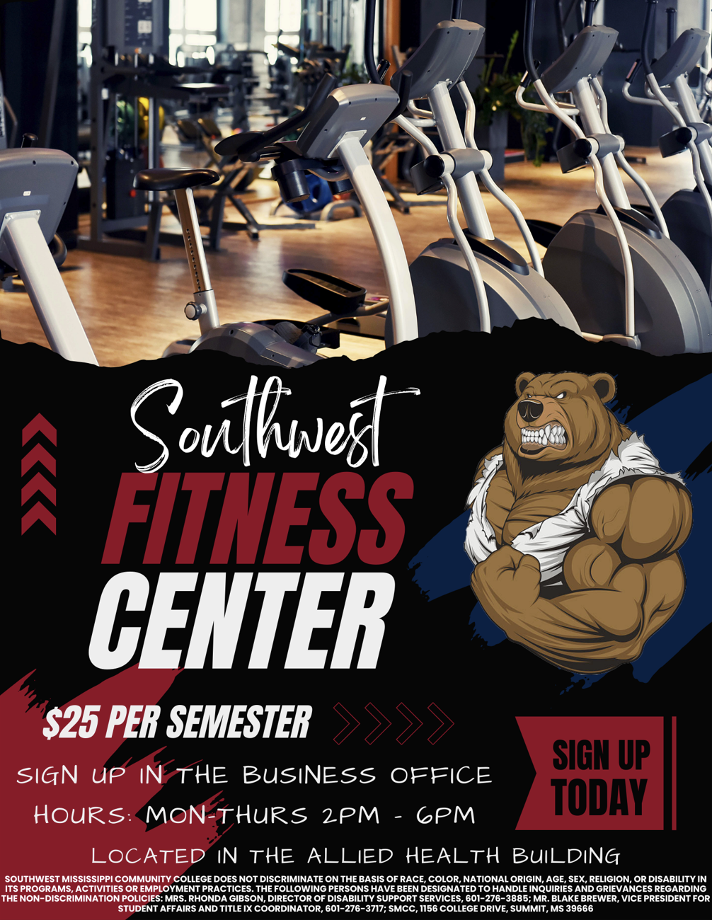 Fitness Center - Southwest Mississippi Community College